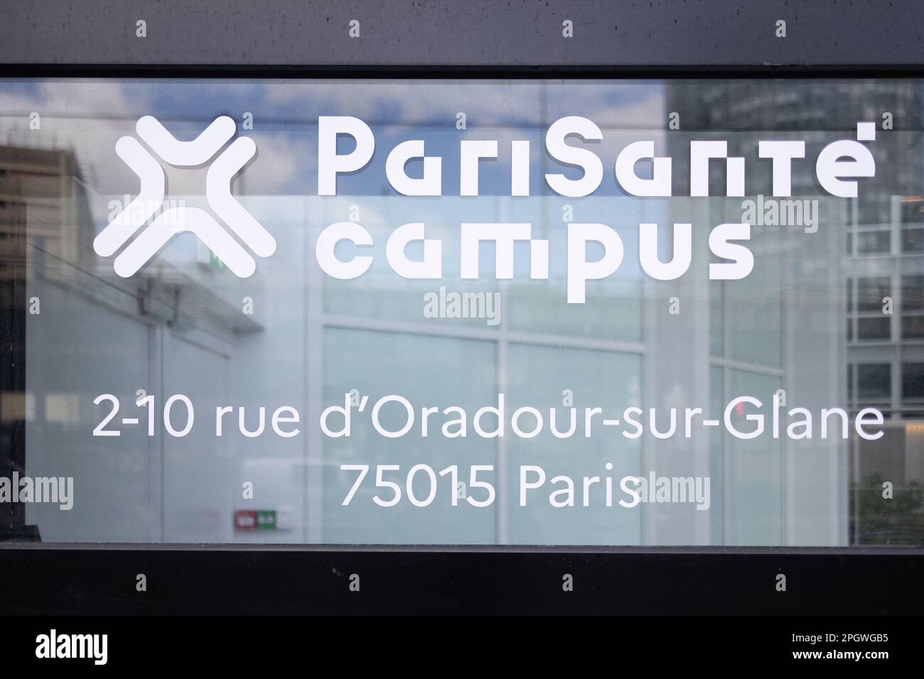 Paris, France. 24th Mar, 2023. Illustrations PariSante Campus Paris ...