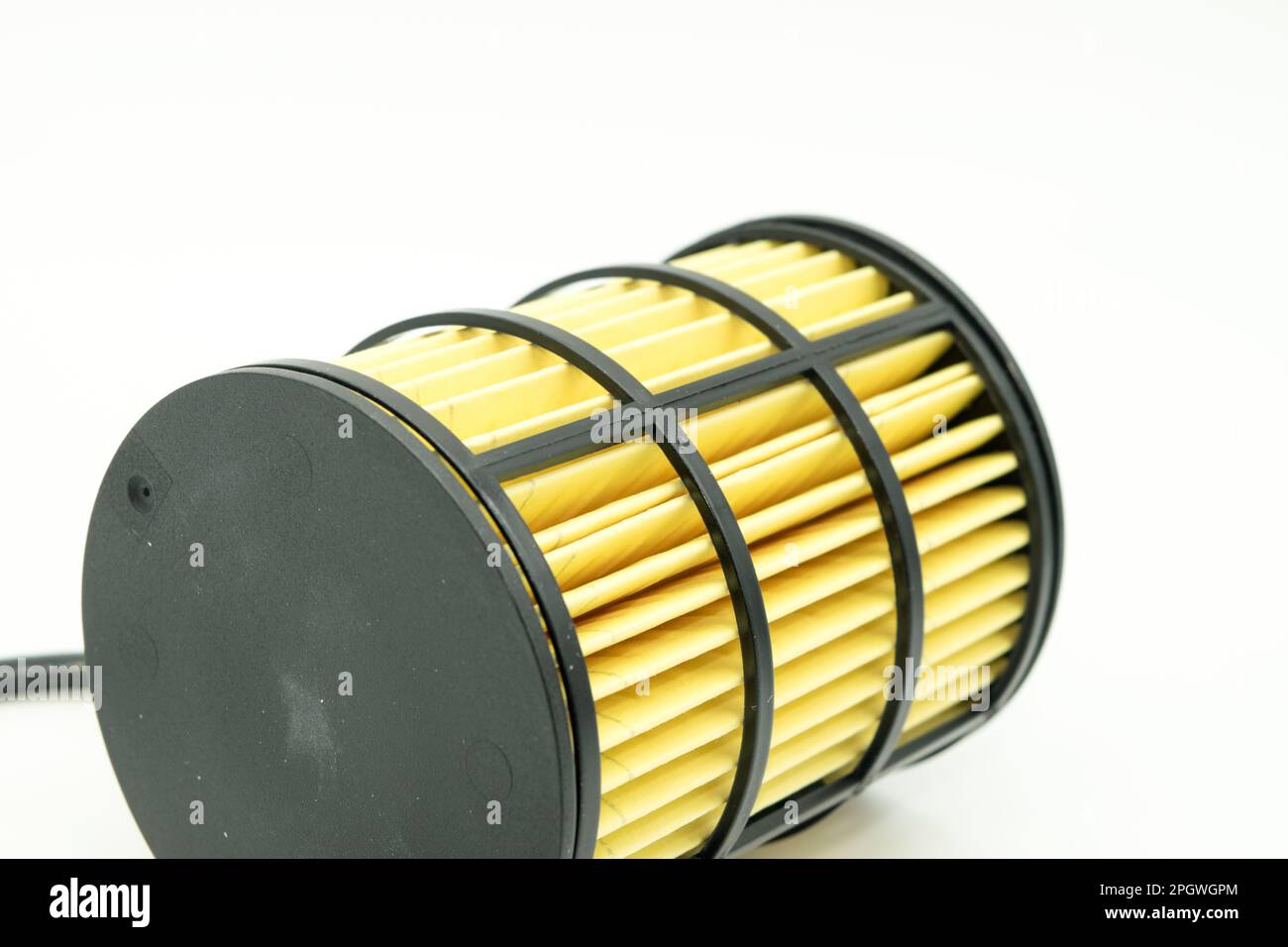 Close-up view of the fuel filter on a white background Stock Photo - Alamy
