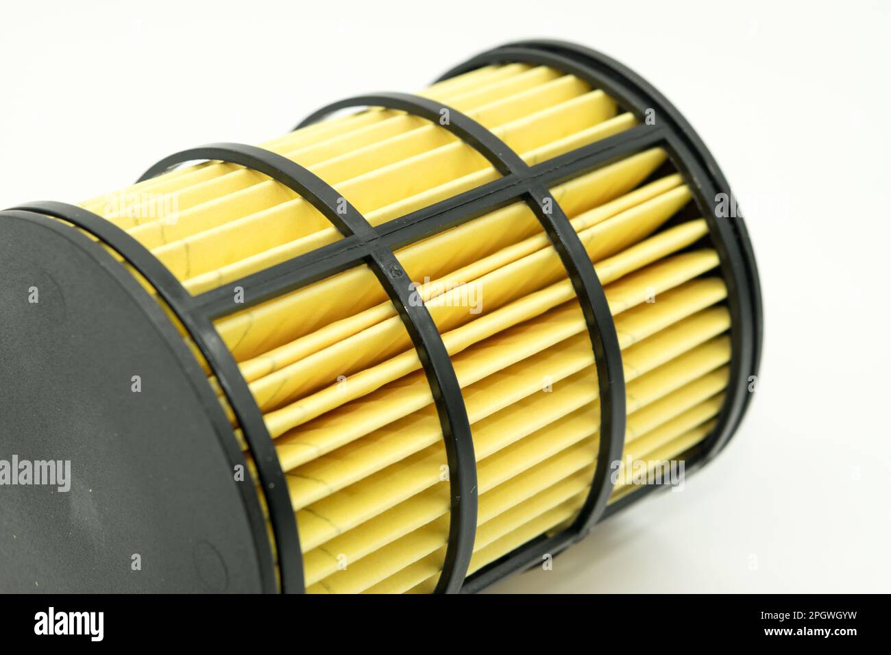 Close-up view of the fuel filter on a white background Stock Photo - Alamy