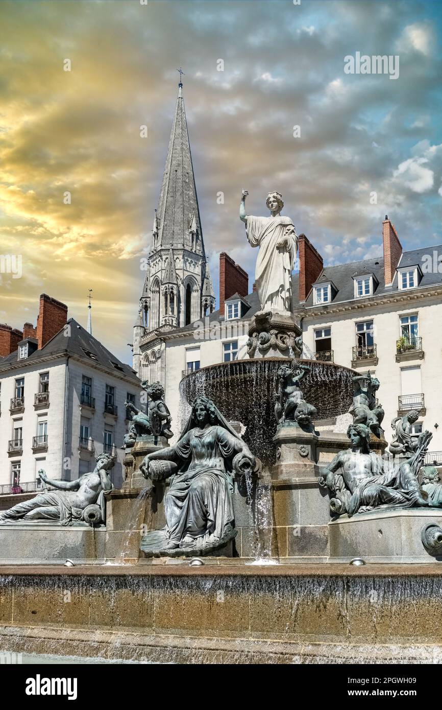 City center of nantes hi-res stock photography and images - Alamy