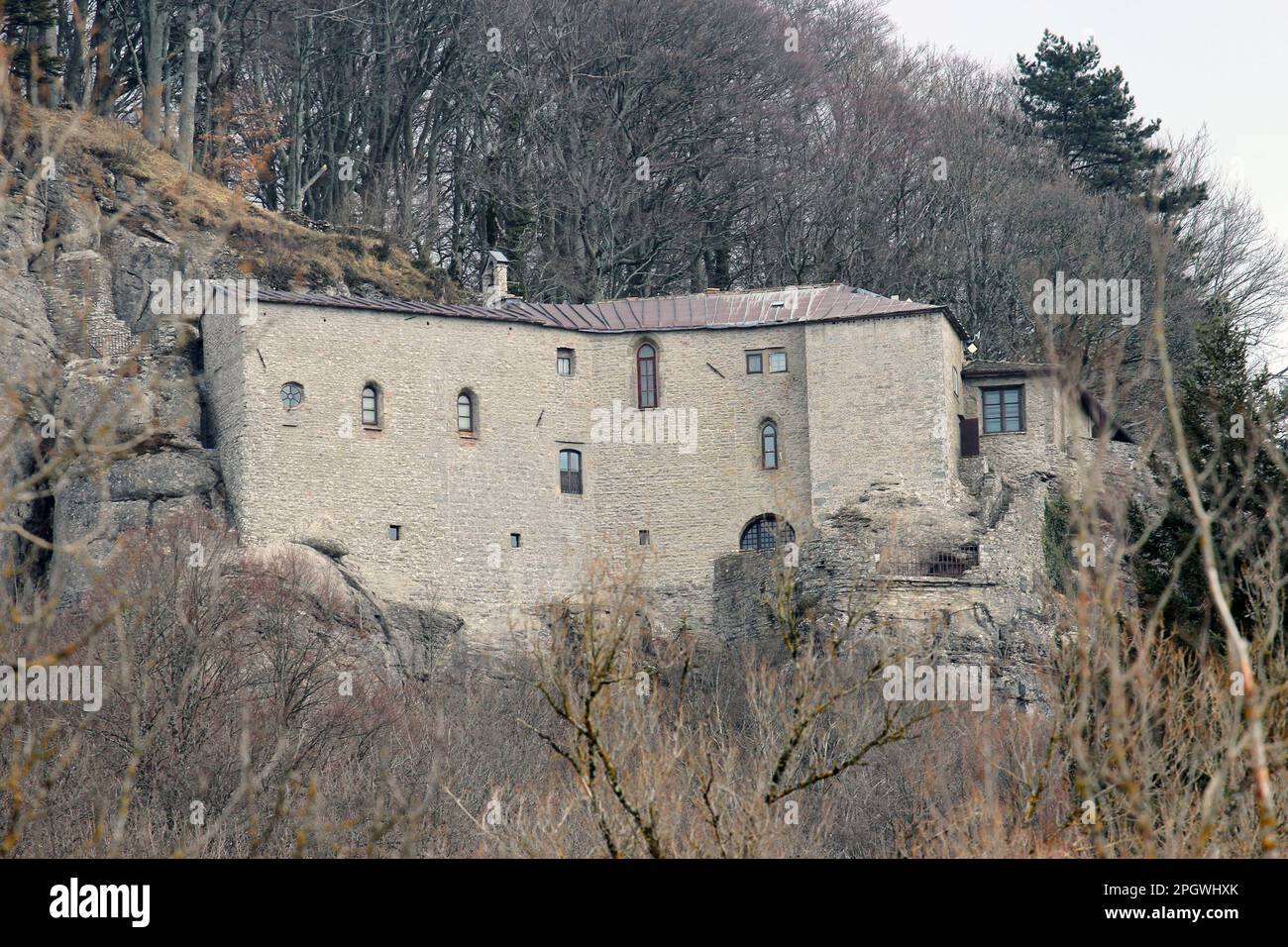 La Verna famous Franciscan monastery in the Casentino area, Italy Stock ...