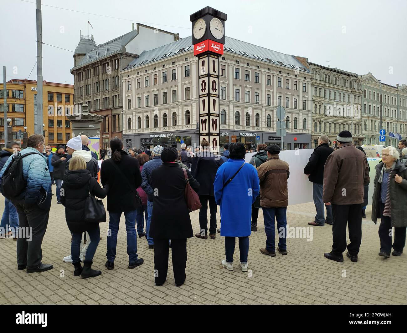 Rally of the Russian Union of Latvia - "In defense of freedom of speech ...