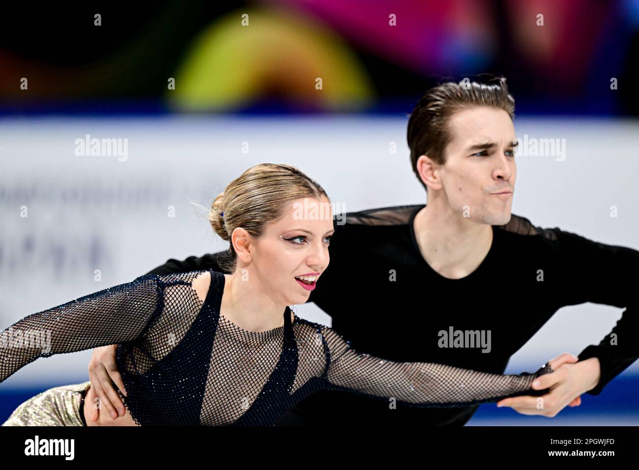 Victoria MANNI & Carlo ROETHLISBERGER (ITA), during Ice Dance Rhythm ...