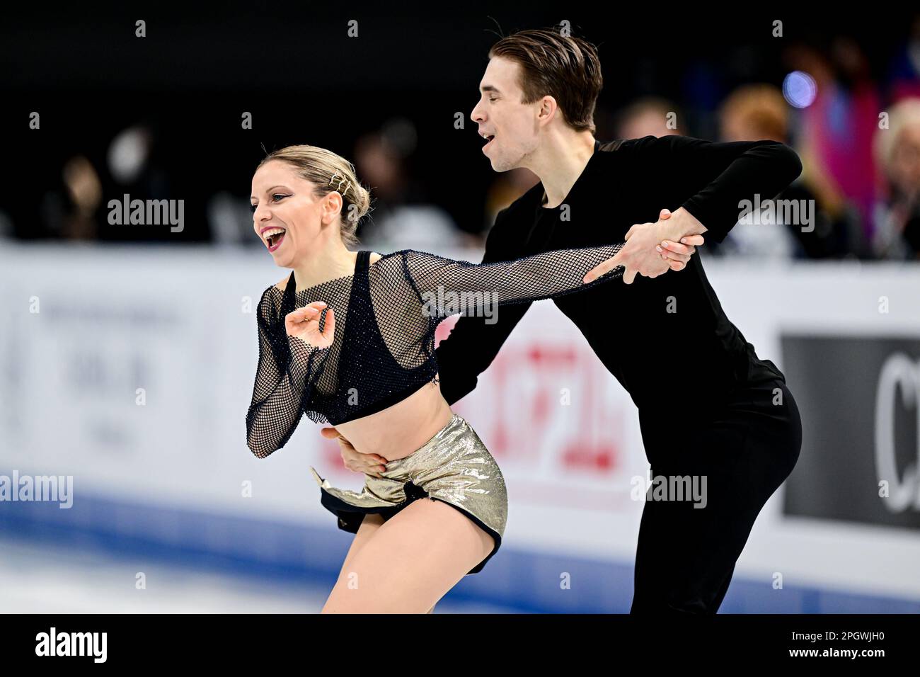 Victoria MANNI & Carlo ROETHLISBERGER (ITA), during Ice Dance Rhythm ...