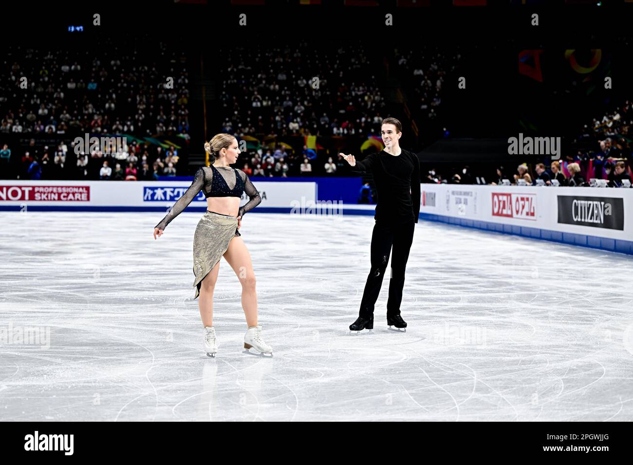 Victoria MANNI & Carlo ROETHLISBERGER (ITA), during Ice Dance Rhythm ...