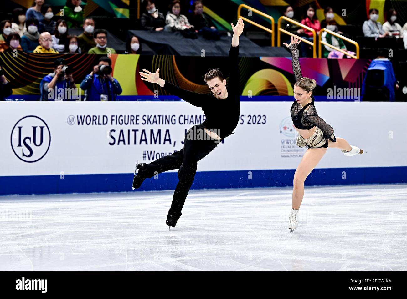 Victoria MANNI & Carlo ROETHLISBERGER (ITA), during Ice Dance Rhythm ...