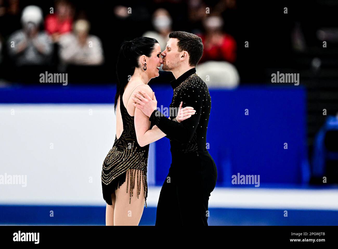 Charlene GUIGNARD & Marco FABBRI (ITA), during Ice Dance Rhythm Dance ...