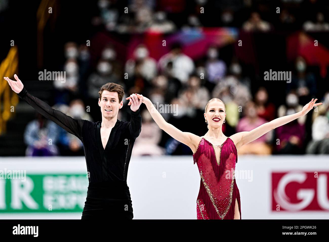 Juulia TURKKILA & Matthias VERSLUIS (FIN), during Ice Dance Rhythm ...