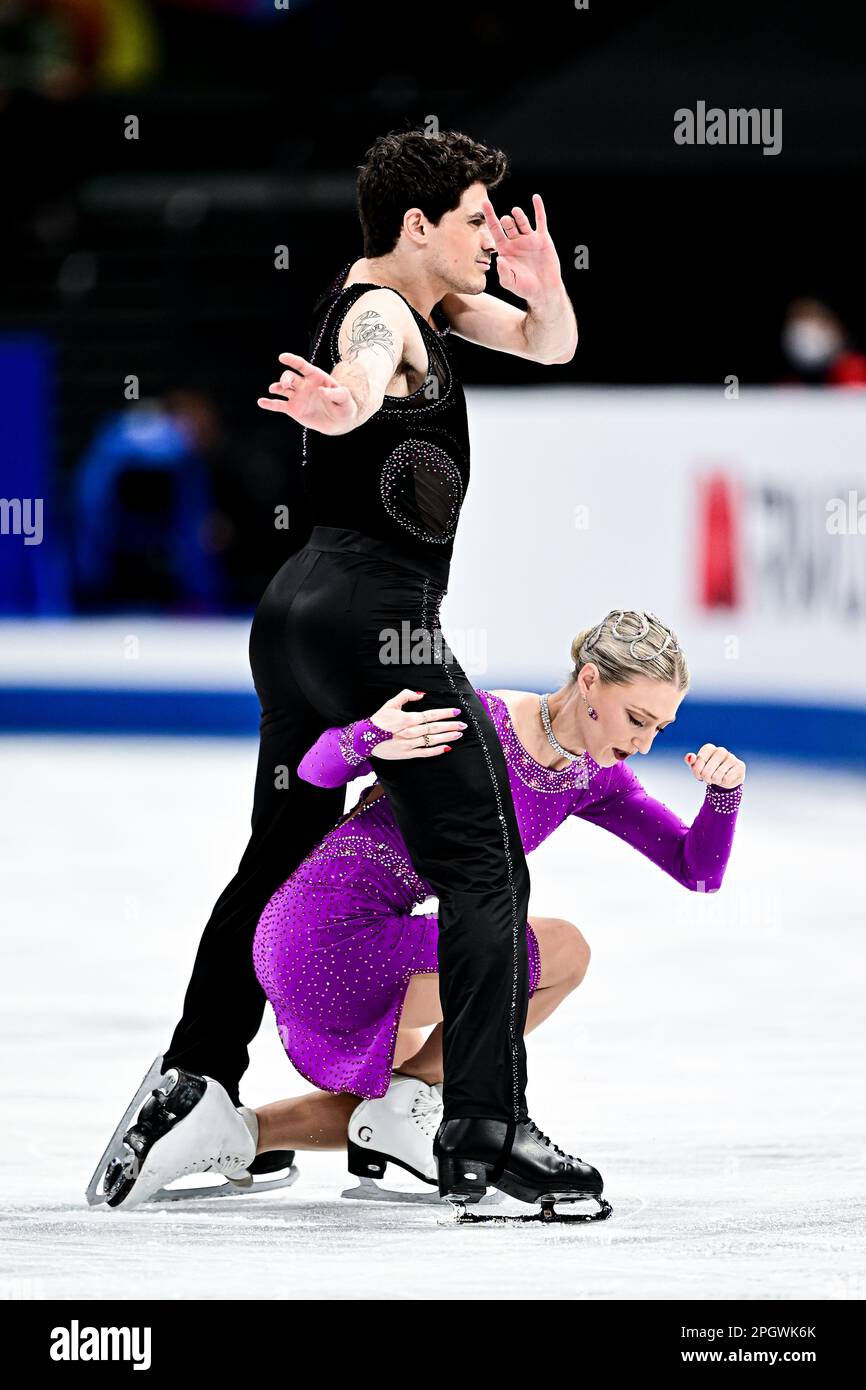 Piper GILLES & Paul POIRIER (CAN), during Ice Dance Rhythm Dance, at ...