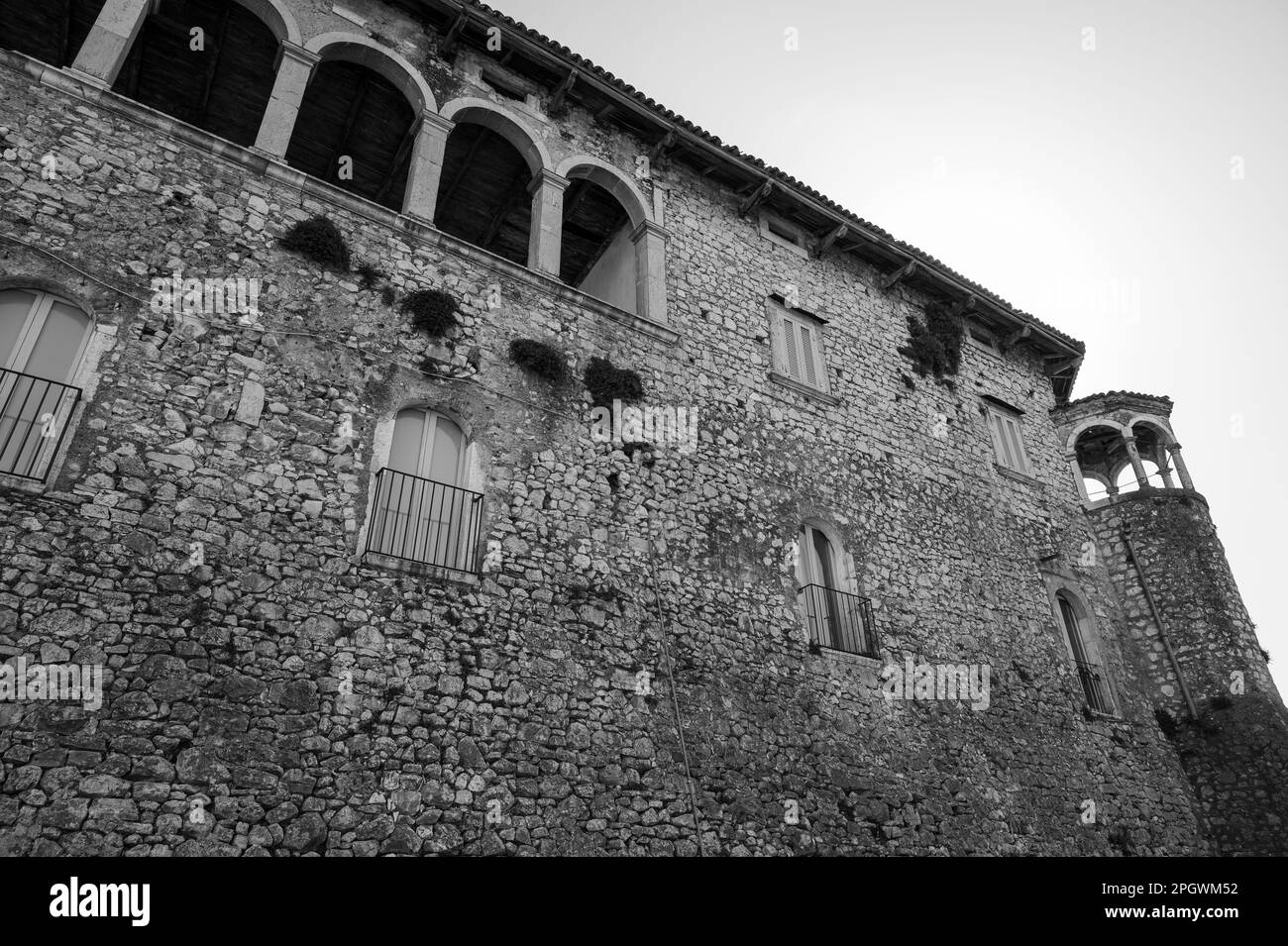 The castle occupies a substantial portion of the ancient village. It ...