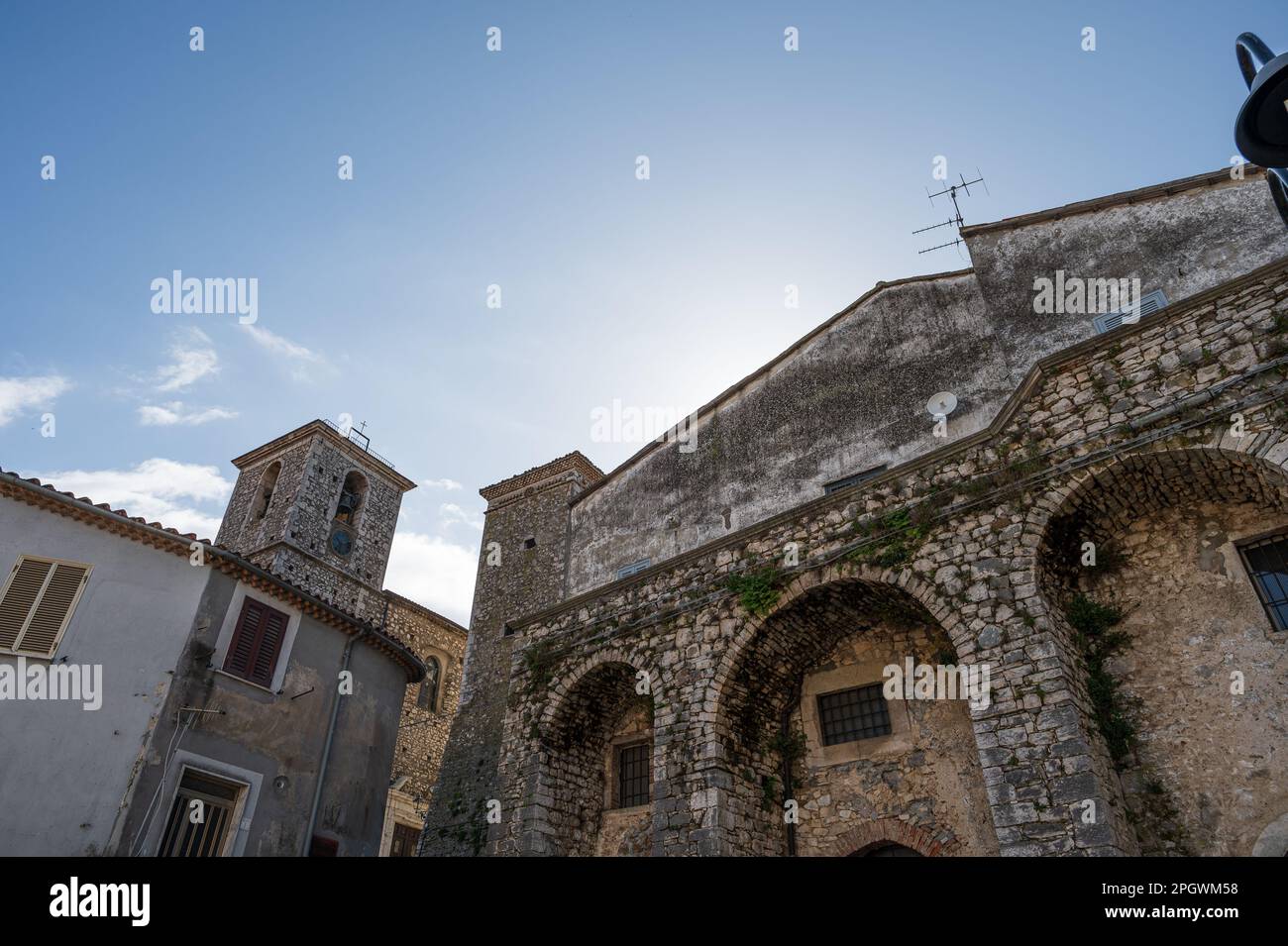 The castle occupies a substantial portion of the ancient village. It ...