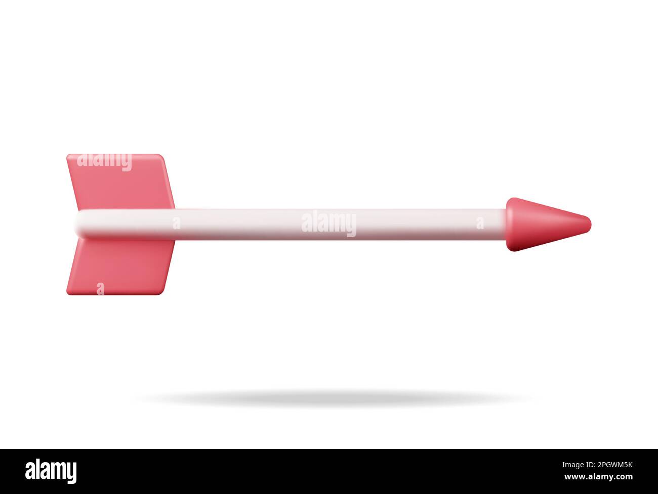 3D Bows Arrow with Red Tip Isolated Stock Vector Image & Art - Alamy