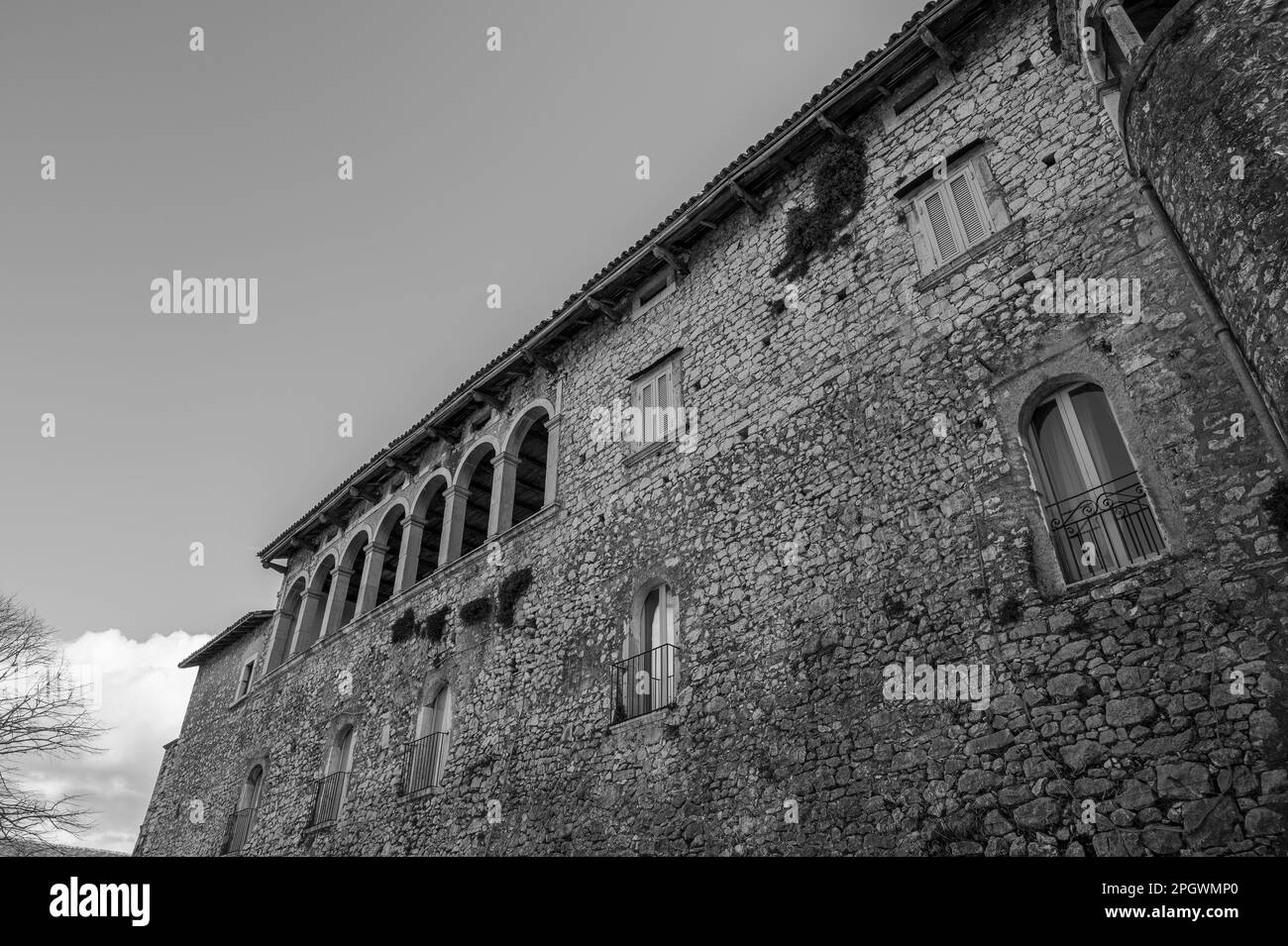 The castle occupies a substantial portion of the ancient village. It ...