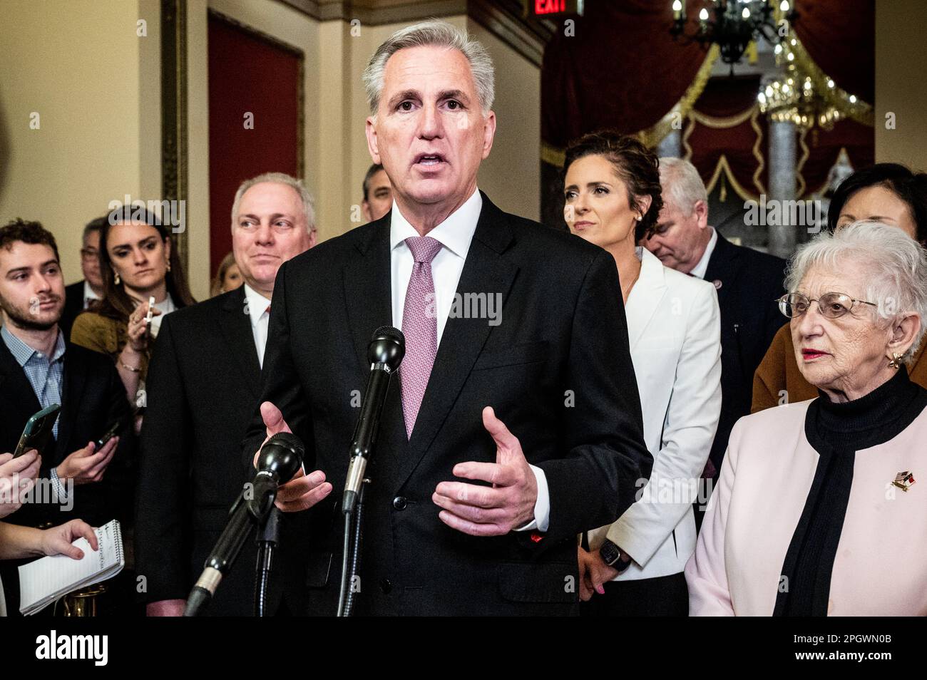 Washington, United States. 24th Mar, 2023. House Speaker Kevin McCarthy ...