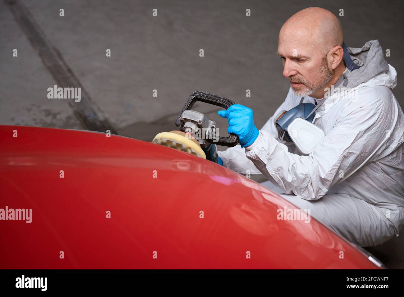 Middle aged man grinding hi-res stock photography and images - Alamy