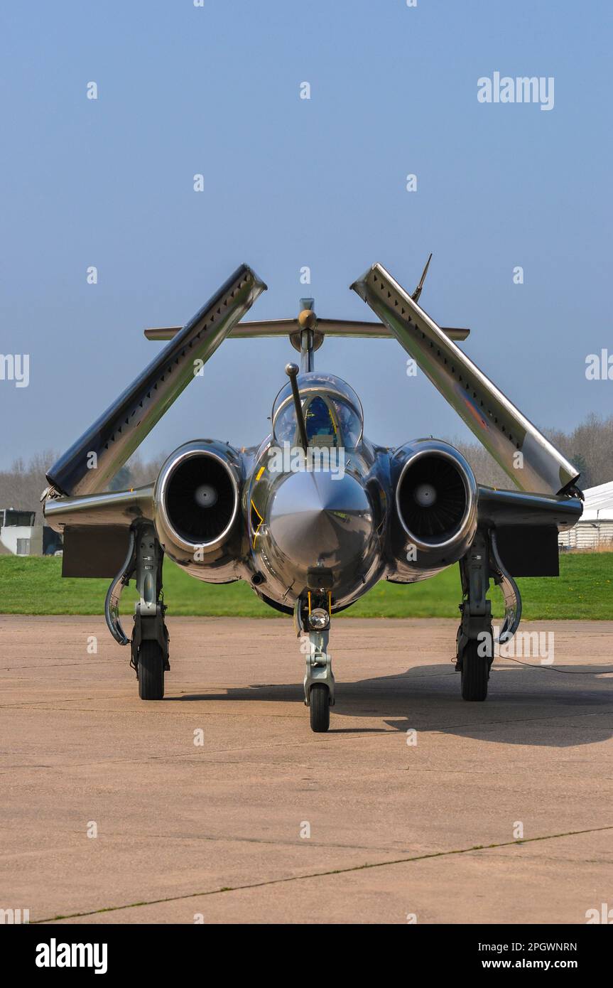 Blackburn Buccaneer S2B XW544 vintage jet plane. Retired ex Royal Air ...