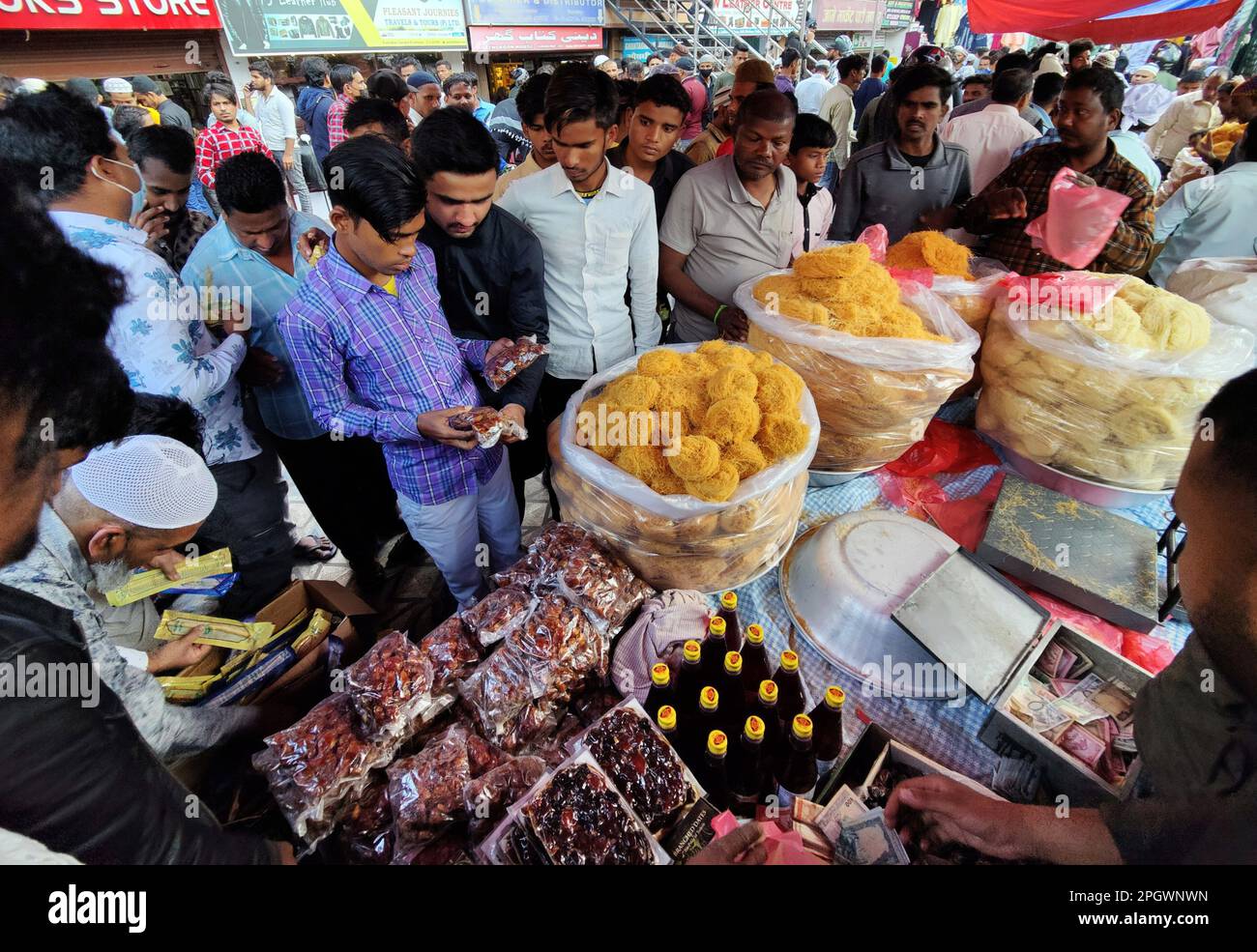 Kathmandu, Bagmati, Nepal. 24th Mar, 2023. People from Muslim community ...