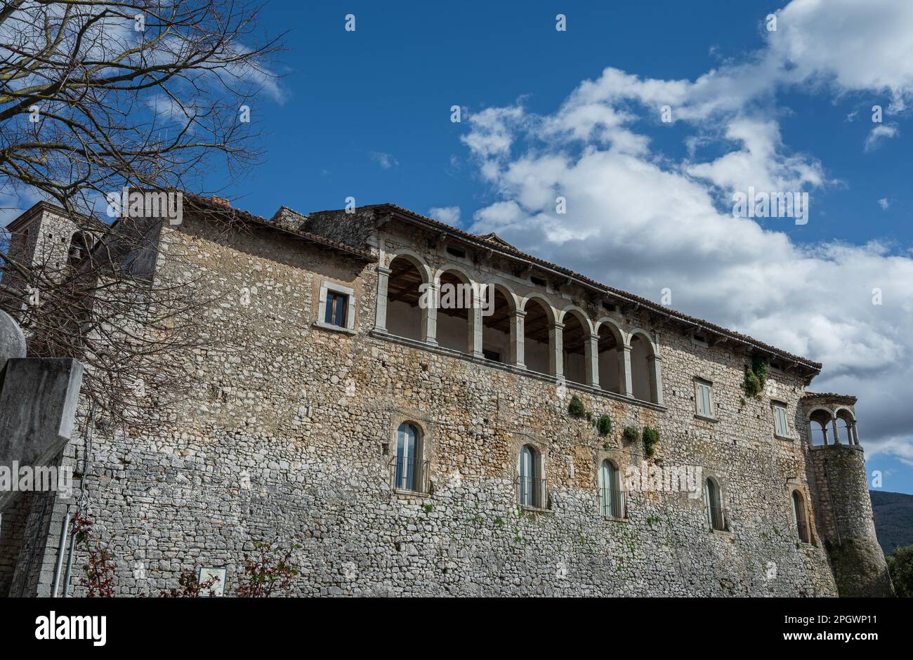 The castle occupies a substantial portion of the ancient village. It ...