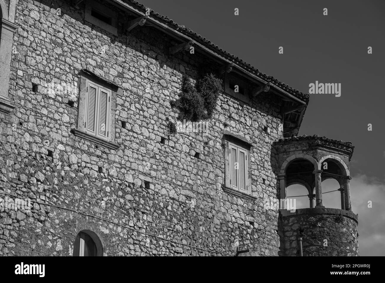 The castle occupies a substantial portion of the ancient village. It ...