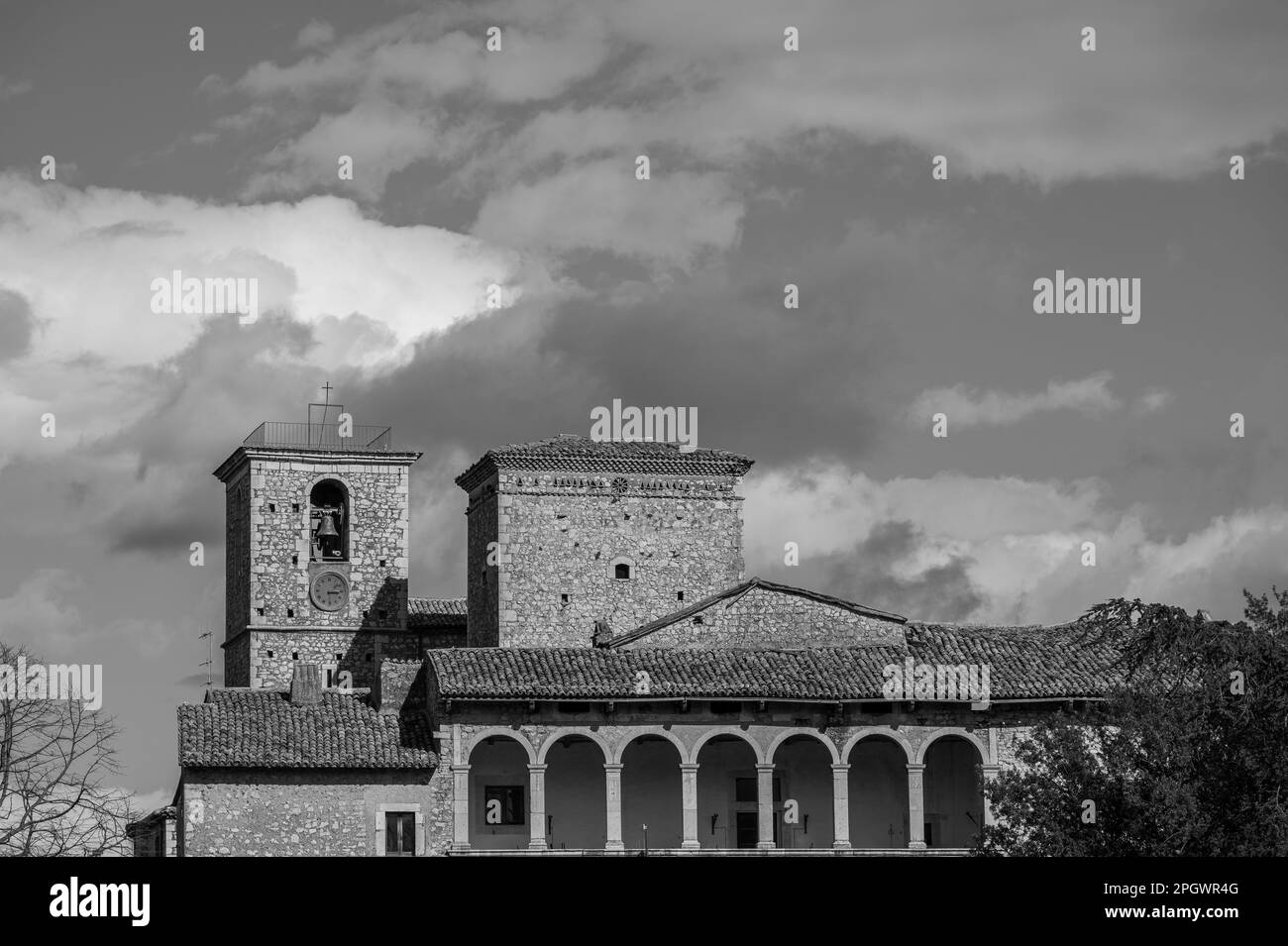 The castle occupies a substantial portion of the ancient village. It ...