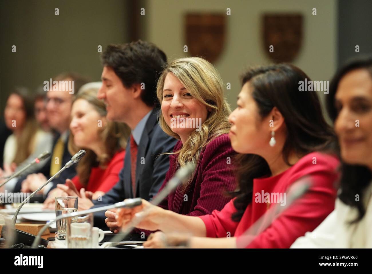 Ottawa, Canada. 24th Mar, 2023. Minister of Global Affairs Melanie Joly ...