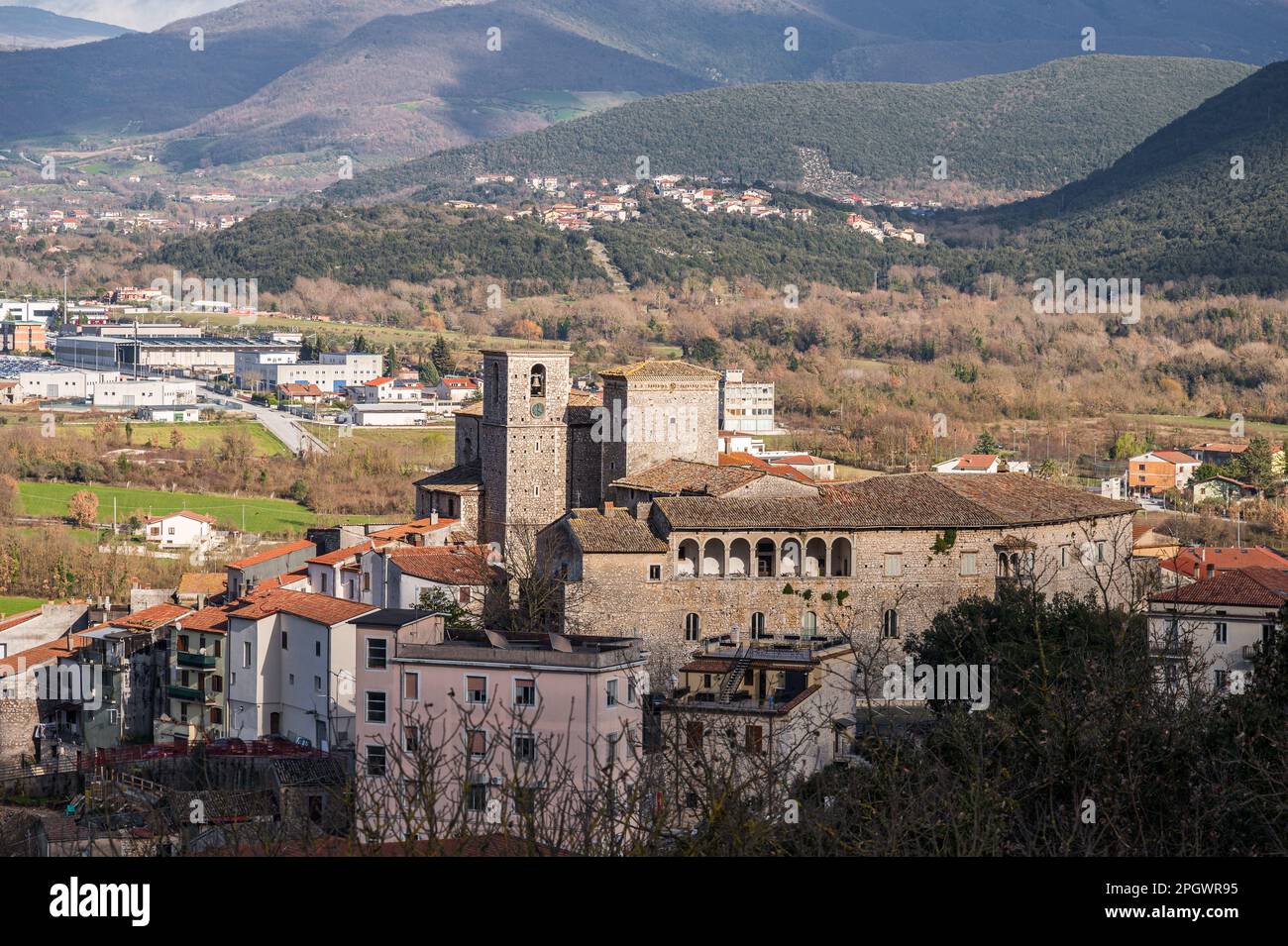 The castle occupies a substantial portion of the ancient village. It ...