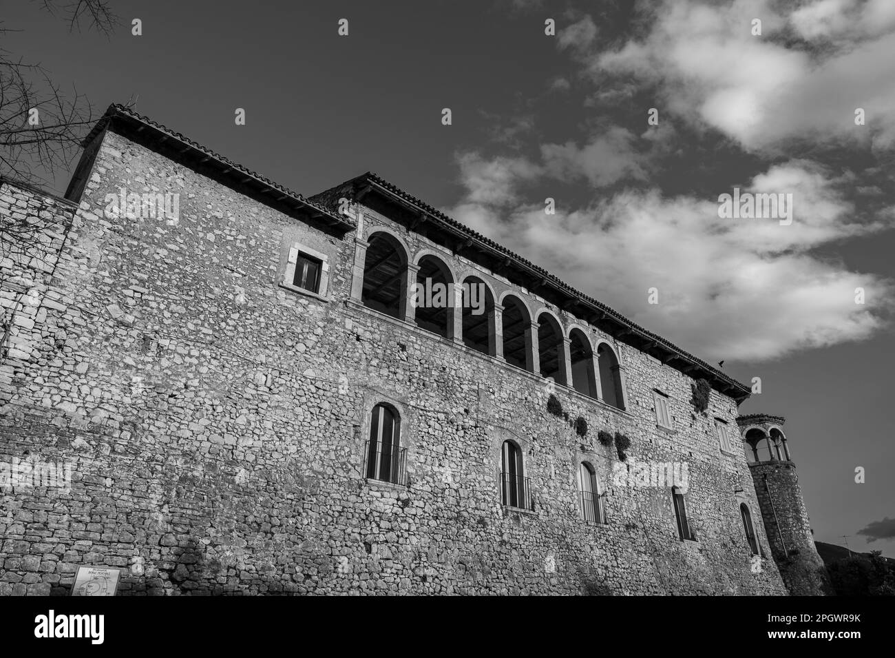 The castle occupies a substantial portion of the ancient village. It ...