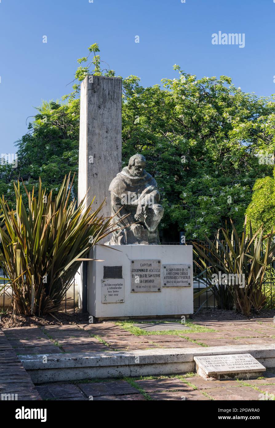 San Isidro, Argentina - 7 February 2023: Statue of Captain Domingo de ...