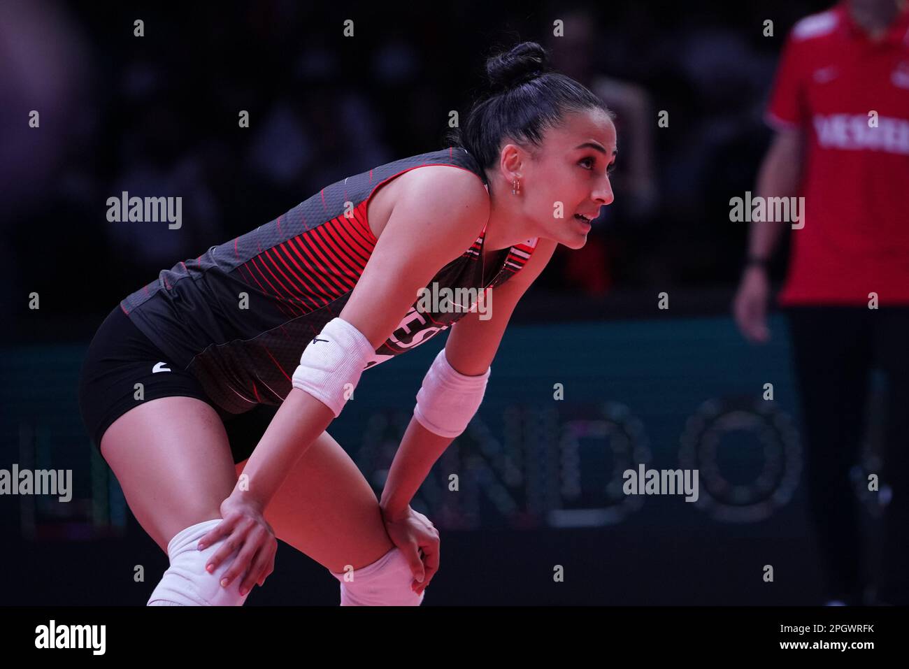 ANKARA, TURKIYE - JUNE 05, 2022: Akoz Simge Sebnem in Turkiye vs ...