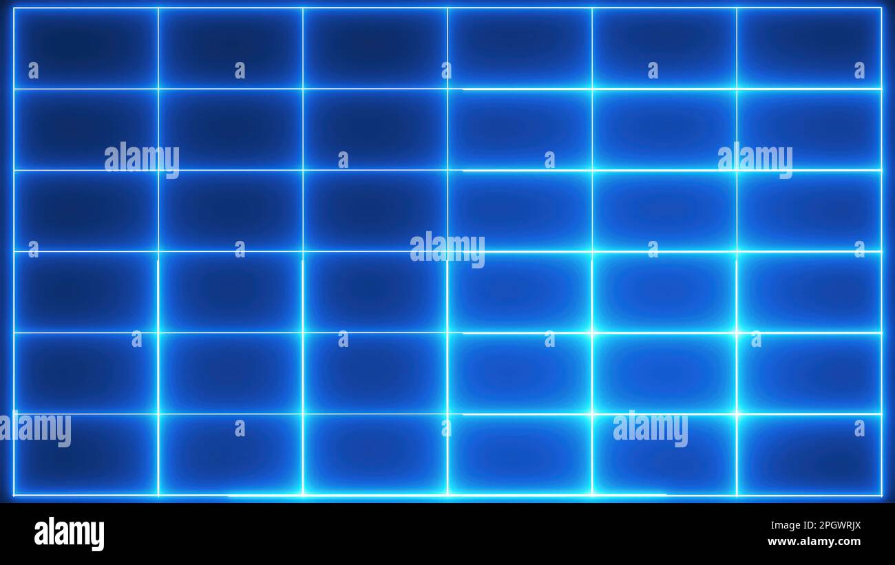 Neon grid. Computer generated 3d render Stock Photo - Alamy
