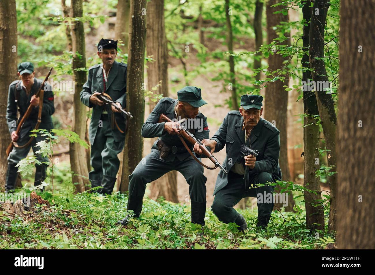 TERNOPIL, UKRAINE - June 2020 UPA Ukrainian Insurgent Army movie ...