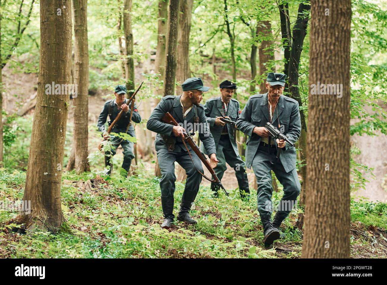 TERNOPIL, UKRAINE - June 2020 UPA Ukrainian Insurgent Army movie ...