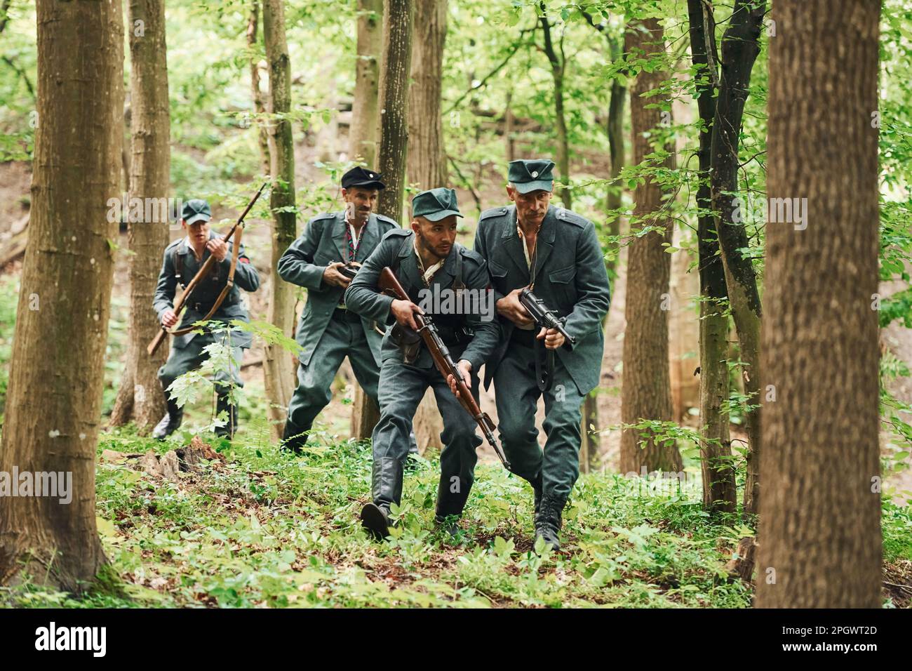 TERNOPIL, UKRAINE - June 2020 UPA Ukrainian Insurgent Army movie ...