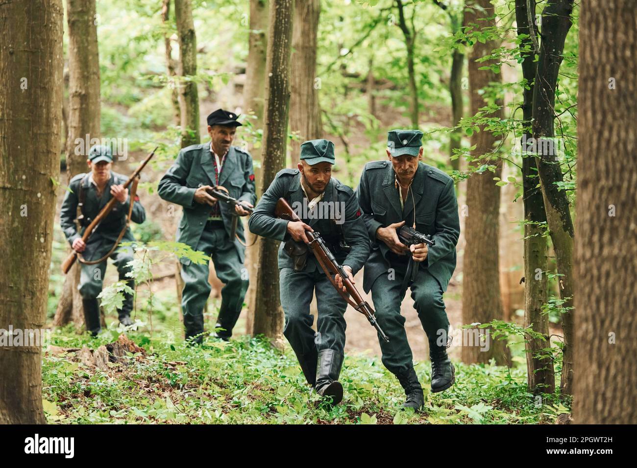 TERNOPIL, UKRAINE - June 2020 UPA Ukrainian Insurgent Army movie ...