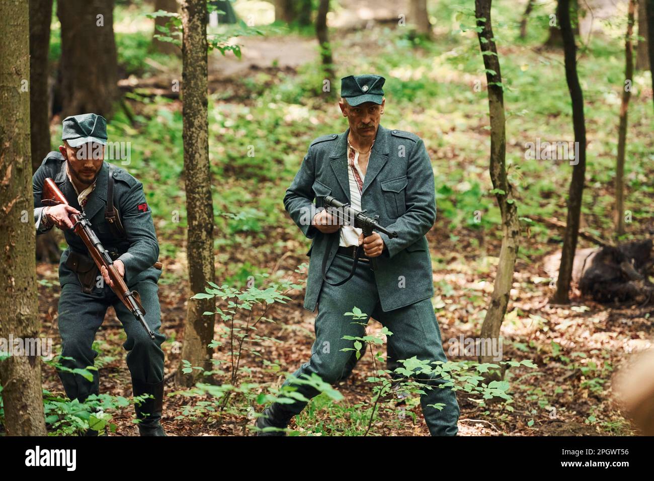 TERNOPIL, UKRAINE - June 2020 UPA Ukrainian Insurgent Army movie ...