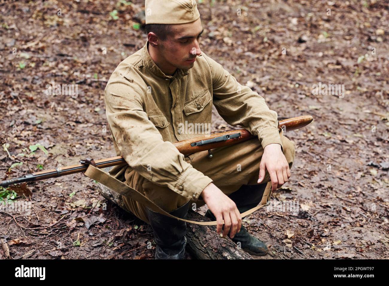 TERNOPIL, UKRAINE - June 2020 UPA Ukrainian Insurgent Army movie ...