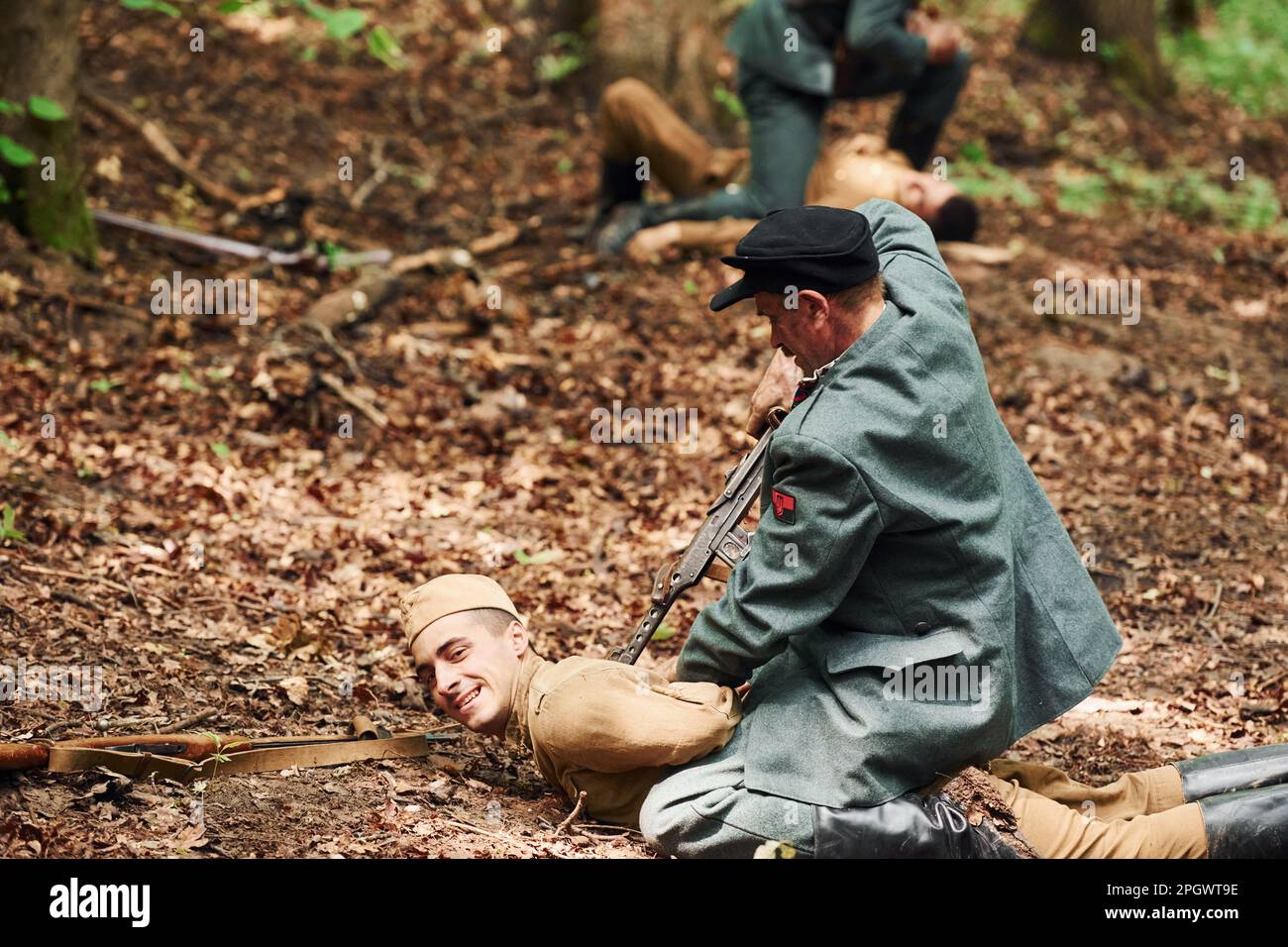 TERNOPIL, UKRAINE - June 2020 UPA Ukrainian Insurgent Army movie ...