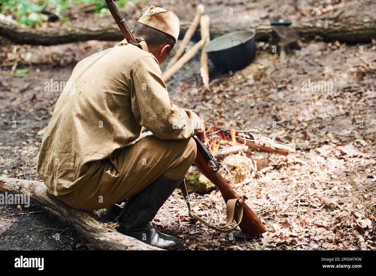 TERNOPIL, UKRAINE - June 2020 UPA Ukrainian Insurgent Army movie ...