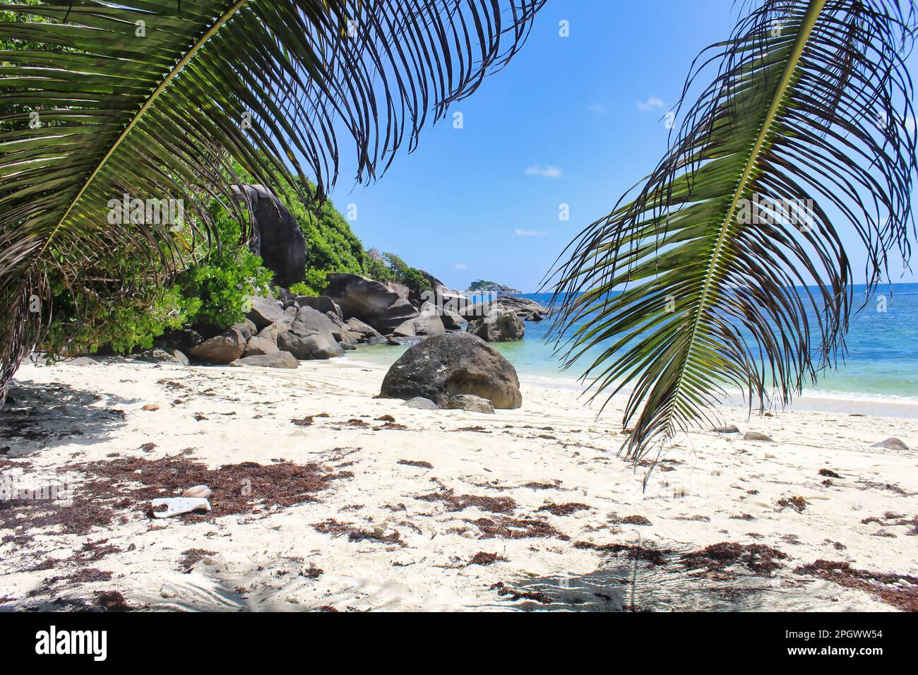 Moyenne Island near Mahe offers a quite getaway to golden beaches and ...