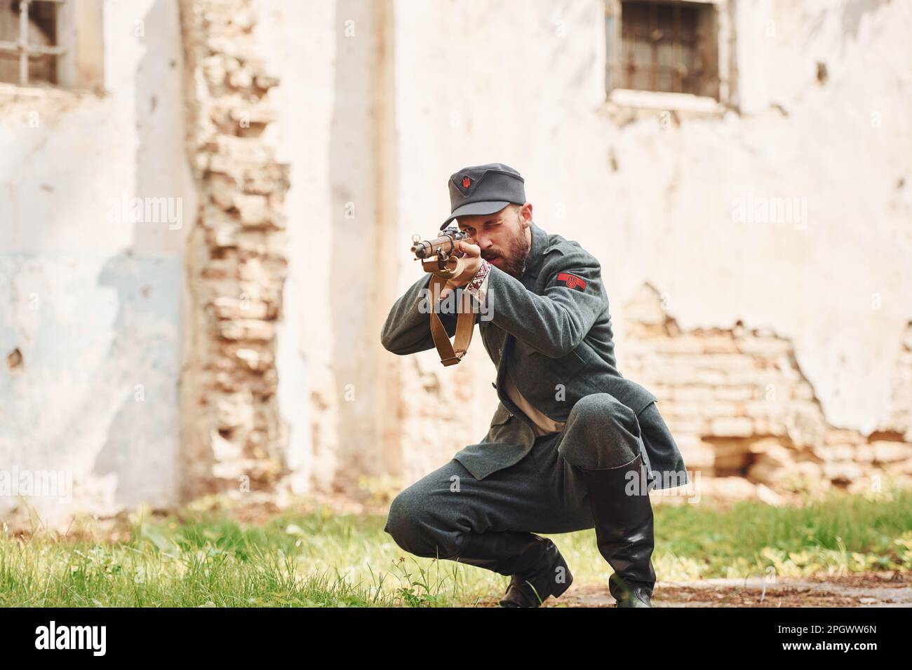 TERNOPIL, UKRAINE - June 2020 UPA Ukrainian Insurgent Army movie ...