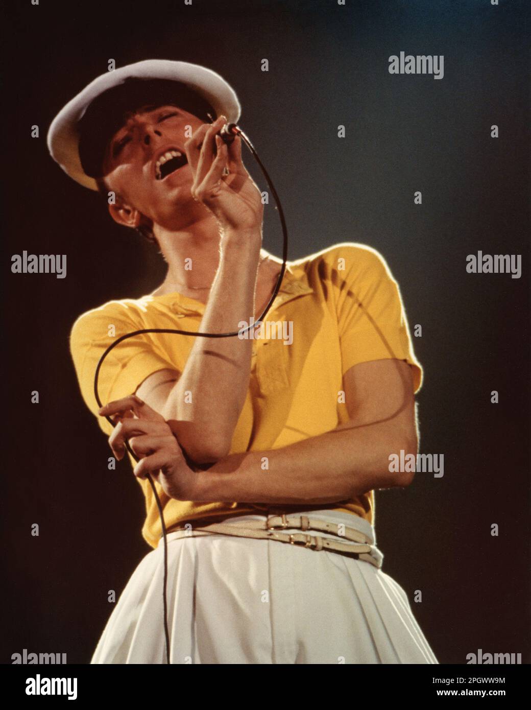 David Bowie at Boston Garden, Massachusetts, USA, May 6, 1978 Stock ...