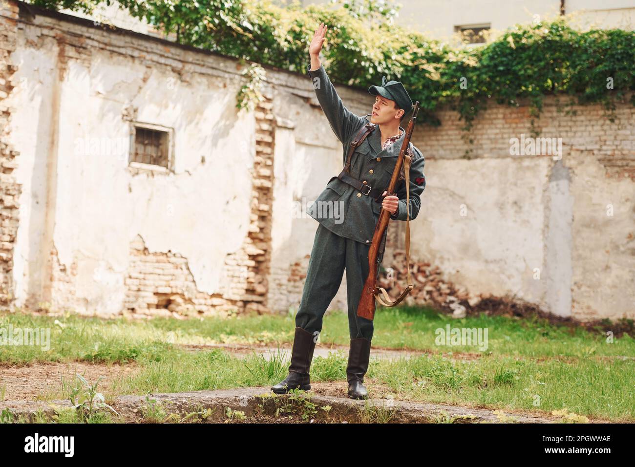 TERNOPIL, UKRAINE - June 2020 UPA Ukrainian Insurgent Army movie ...