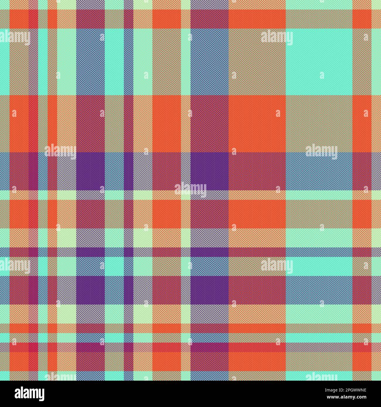 Pattern textile seamless. Texture plaid background. Check vector tartan ...