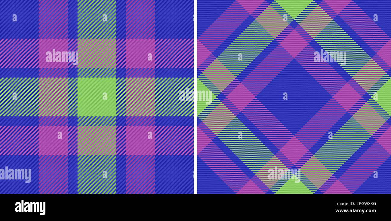 Background plaid seamless. Pattern fabric textile. Check texture tartan ...