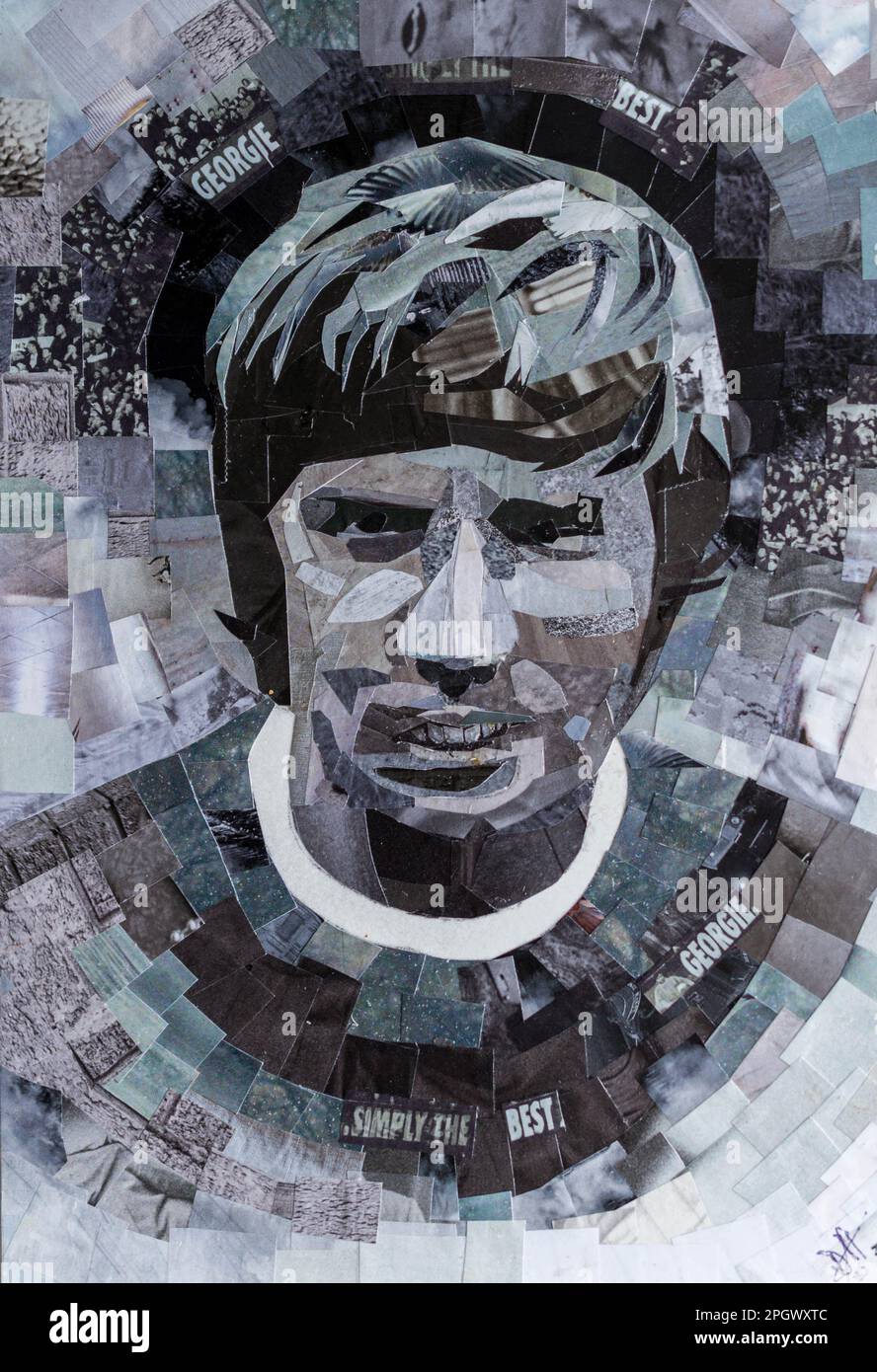 George Best in Collage Stock Photo - Alamy