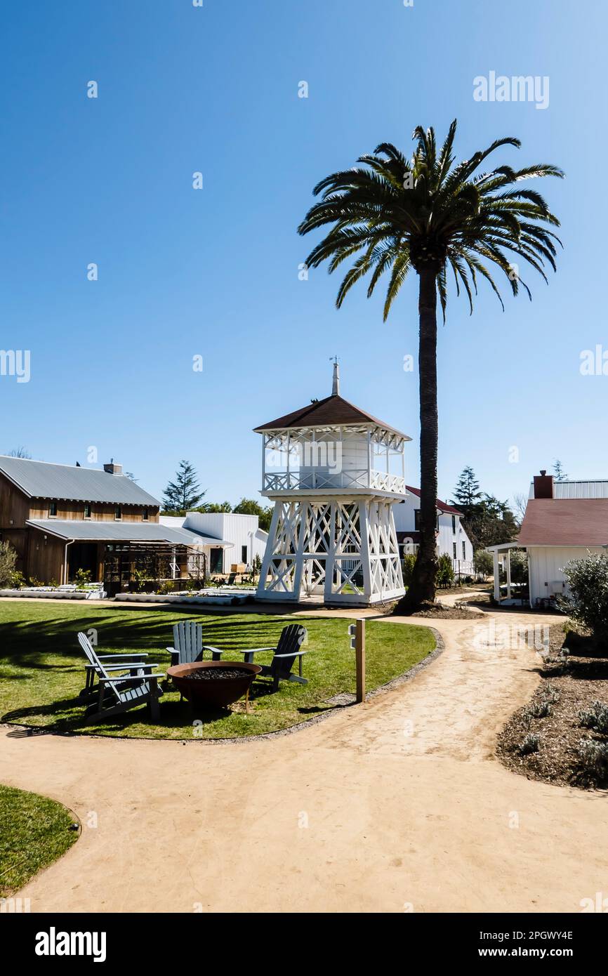 The water tank at Mattie's Tavern a high end resort in Los Olivos ...