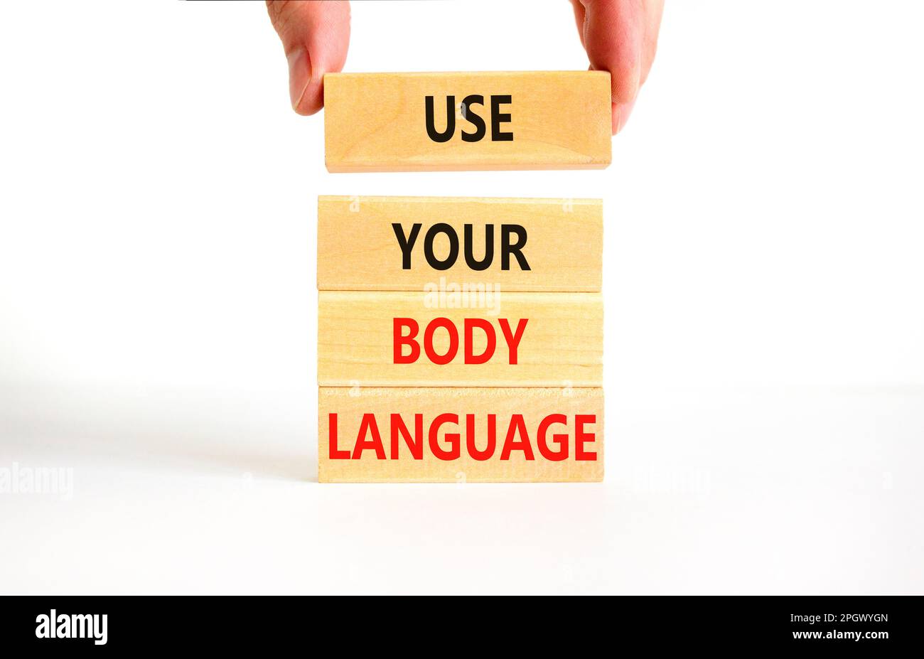 Use your body language symbol. Concept words Use your body language on ...