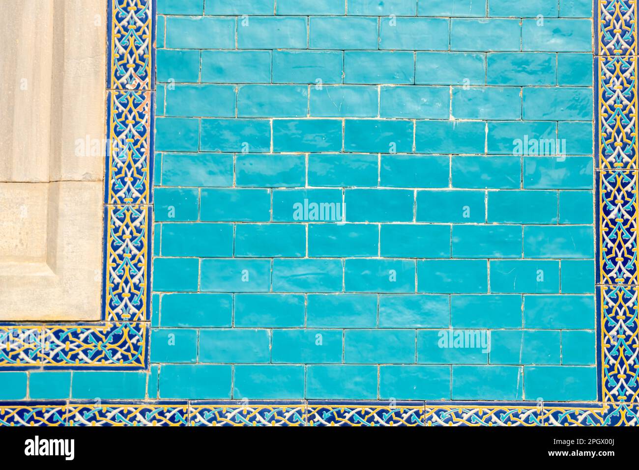 Green Tomb view. The Green Tomb -Yesil Turbe- is a mausoleum of the ...