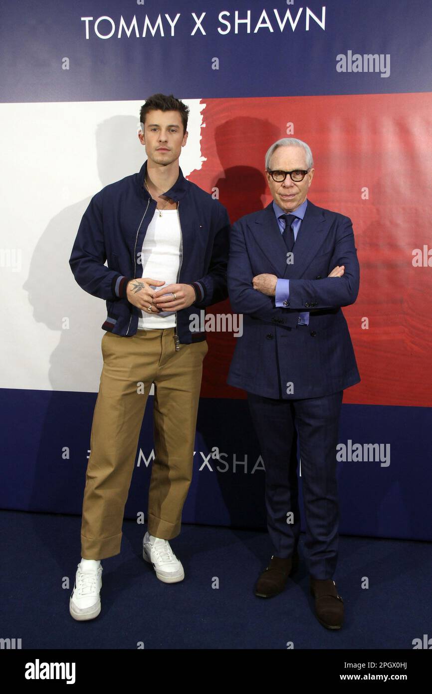 Milan, Italy. 24th Mar, 2023. Milan, Tommy X Shawn Classics Reborn line presentation. Pictured ...