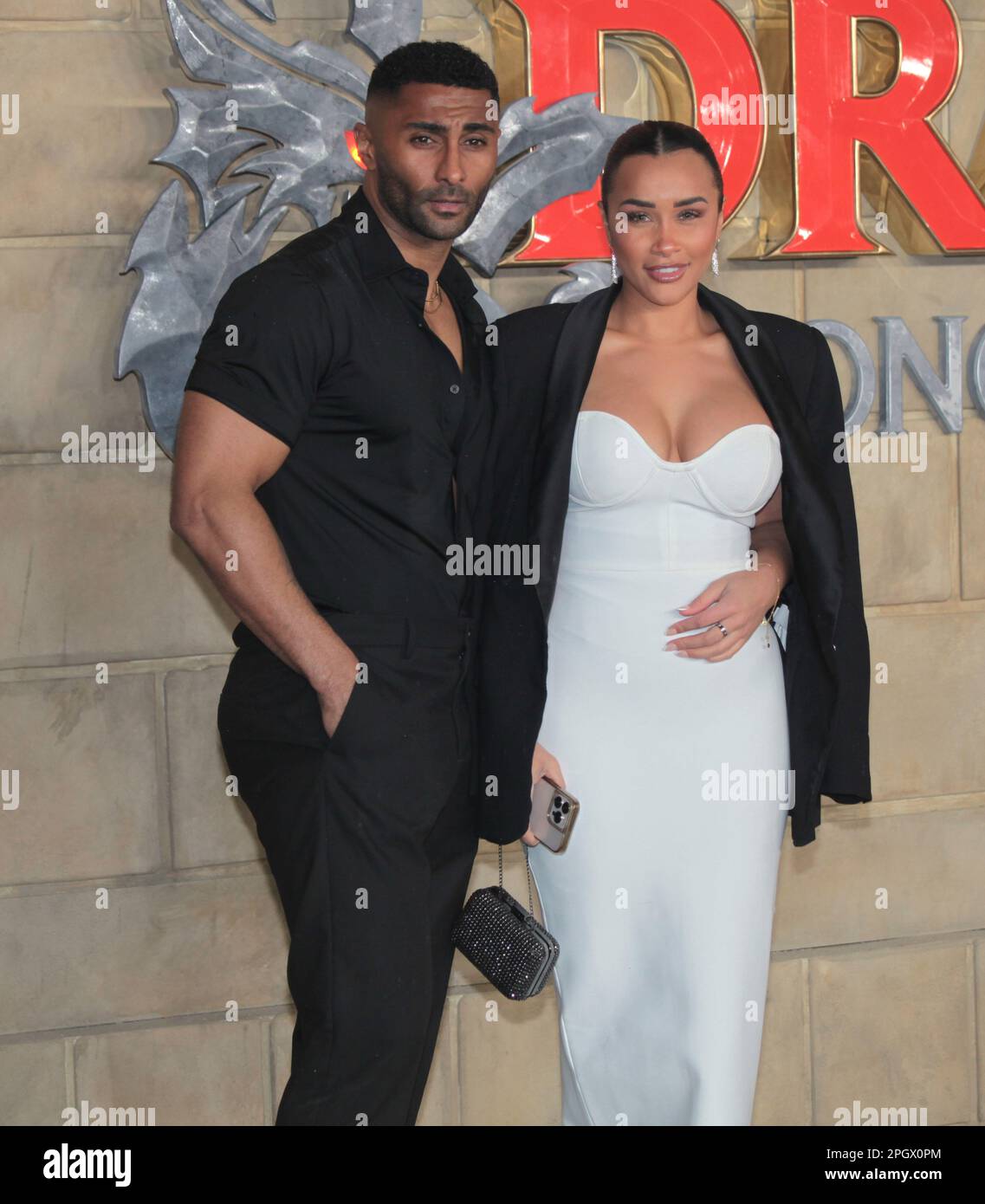 London, UK. Clint Gordon and Sian Gabbidon at the Dungeons & Dragons ...